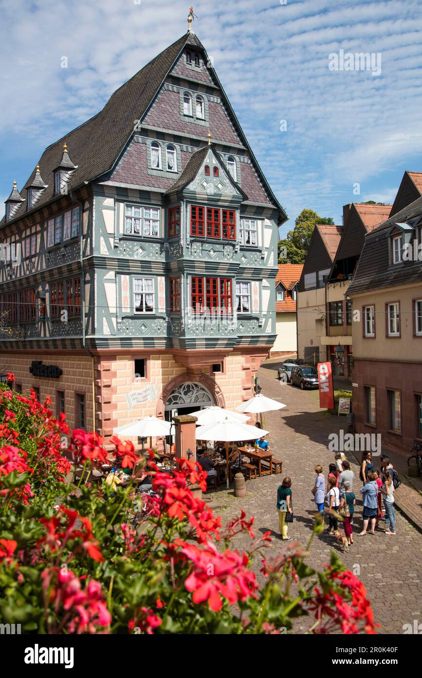 People outside Hotel Gasthaus Zum Riesen (Germany's oldest restaurant ...