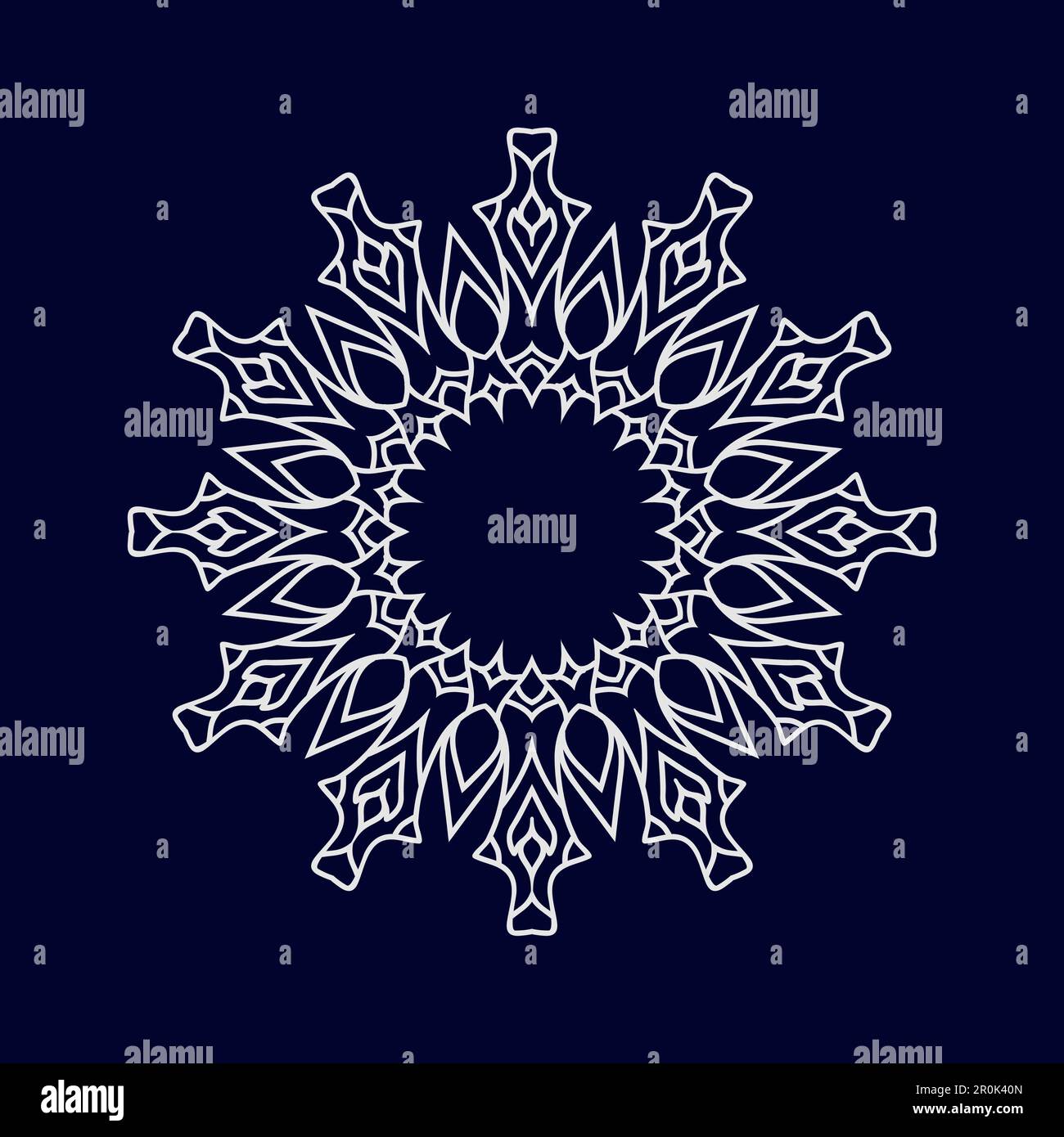 Mandala pattern design background vector illustration Stock Vector ...