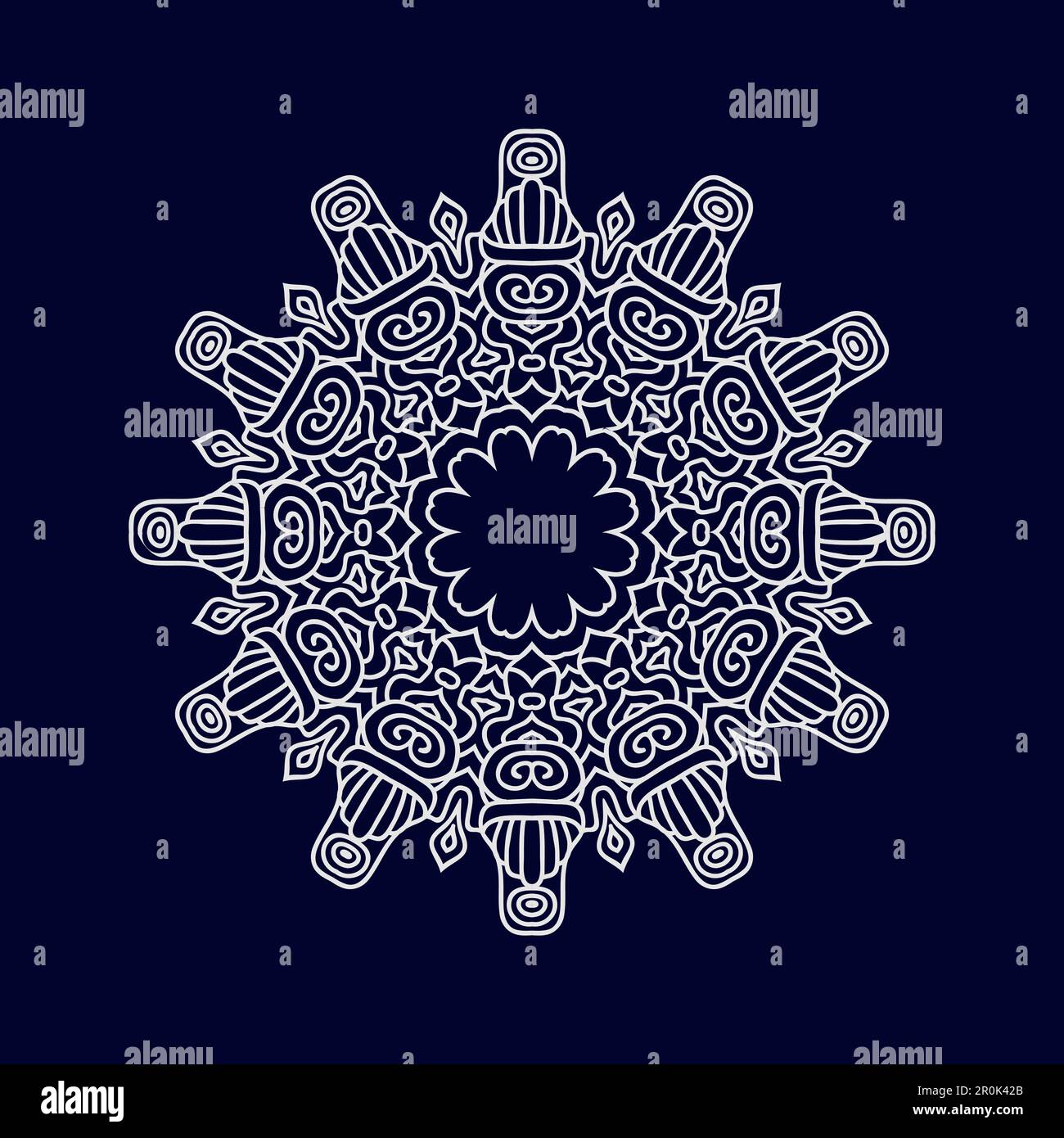 New mandala art designs vector illustration Stock Vector Image & Art ...