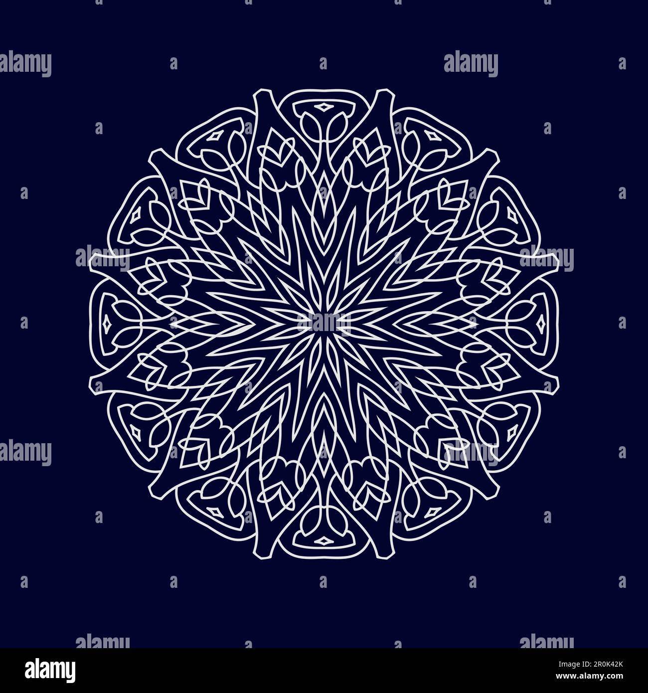 New flower mandala designs vector illustration Stock Vector Image & Art ...