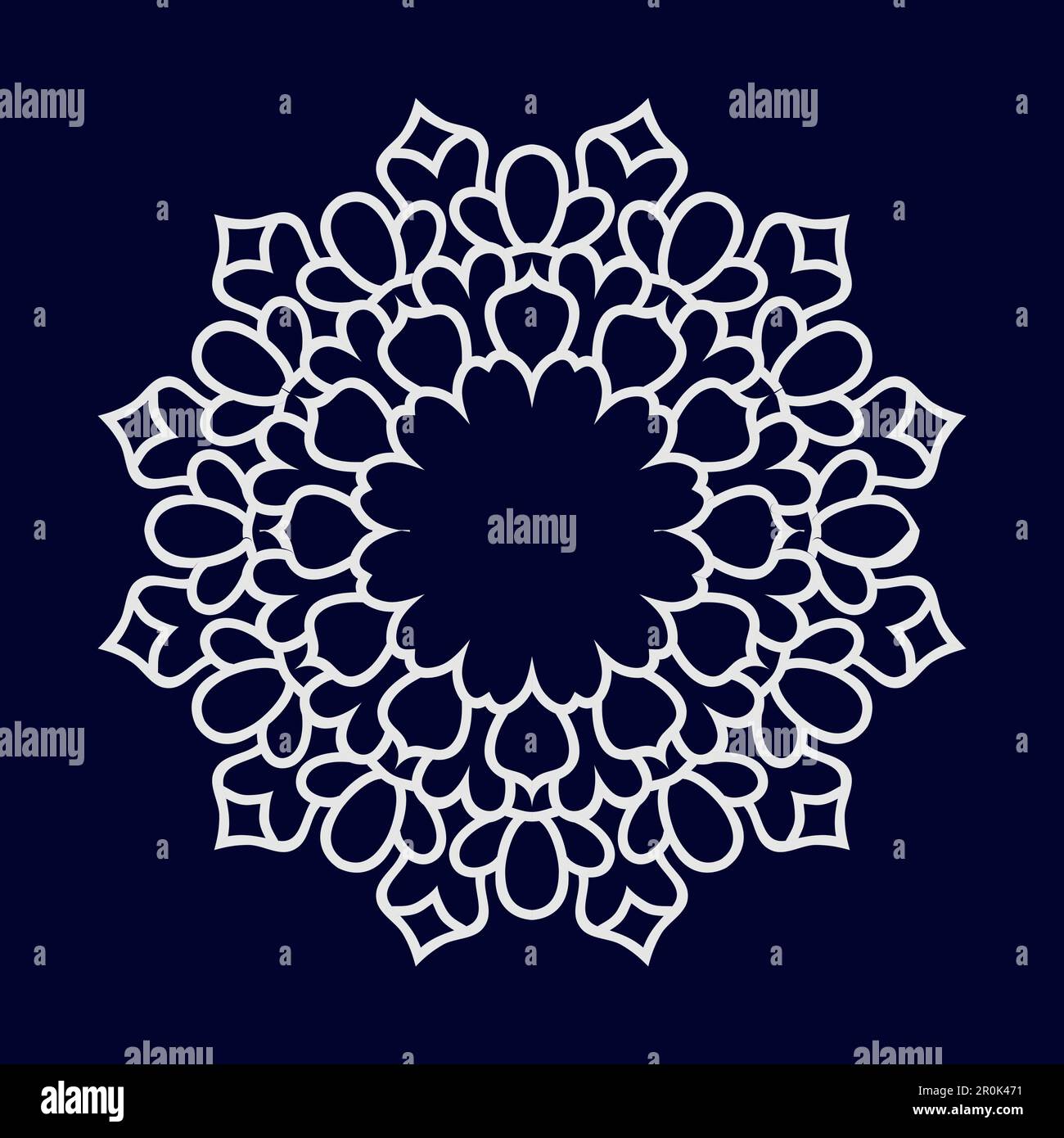 New mandala art vector illustration Stock Vector Image & Art - Alamy