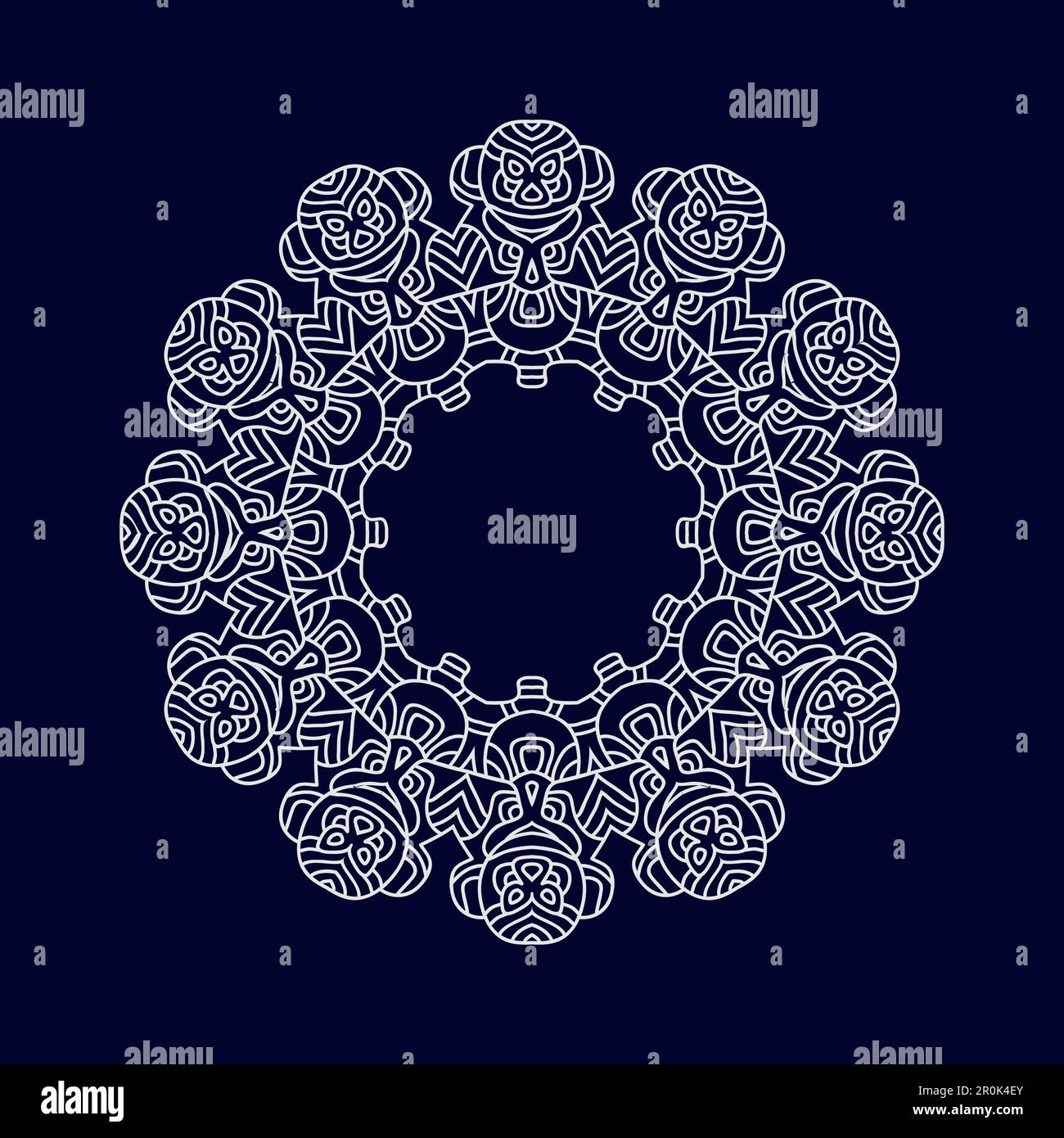 New mandala designs vector illustration Stock Vector Image & Art - Alamy