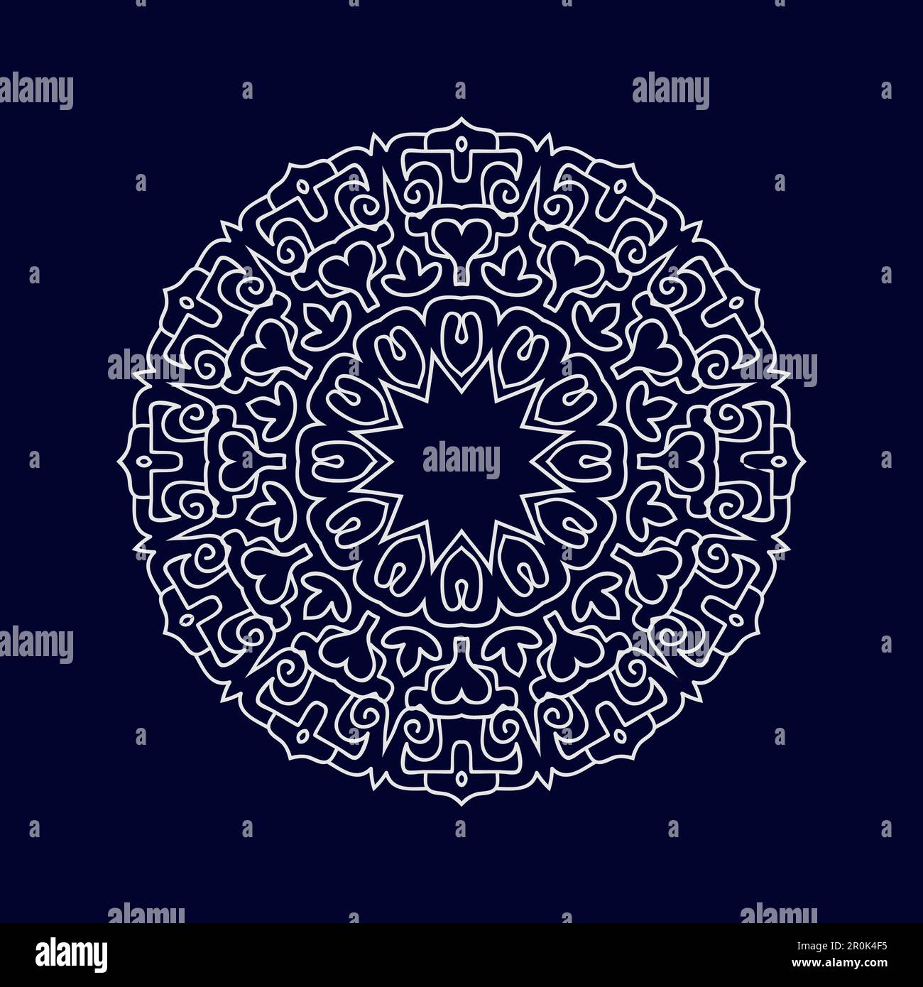 Islamic mandala background vector illustration Stock Vector Image & Art ...