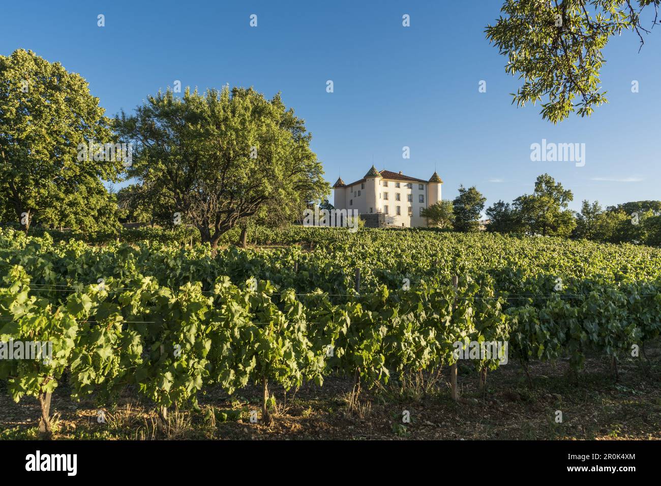 Castle of Aiguines, French Chateau, Village of Aiguines, Lac de Sainte ...