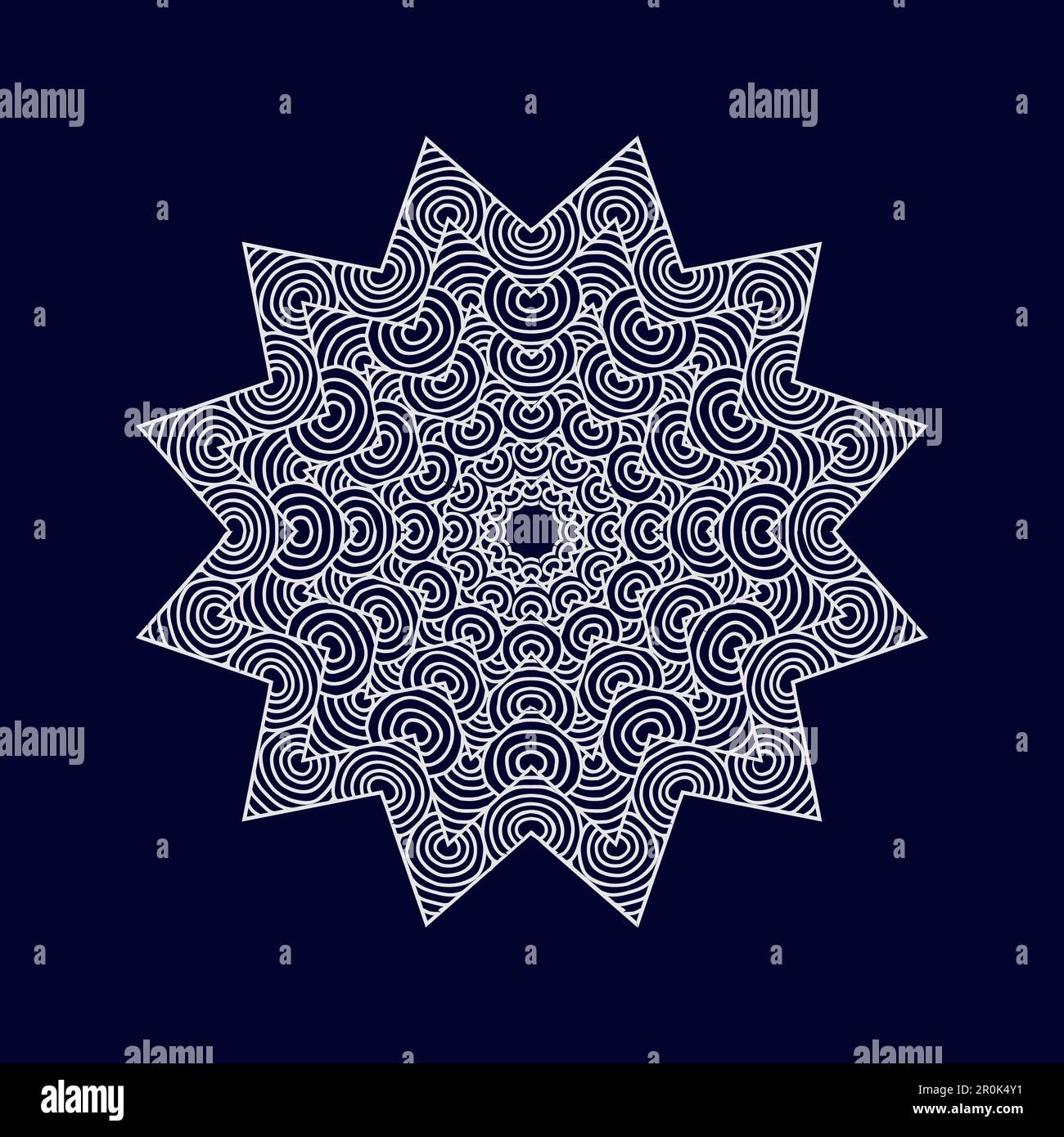 New mandala art vector illustration Stock Vector Image & Art - Alamy