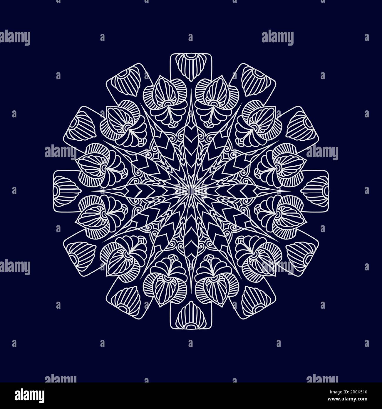 New mandala art designs vector illustration Stock Vector Image & Art ...