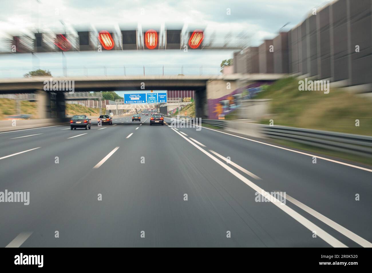 German Autobahn, A1, motorway, highway, freeway, speed, speed limit ...