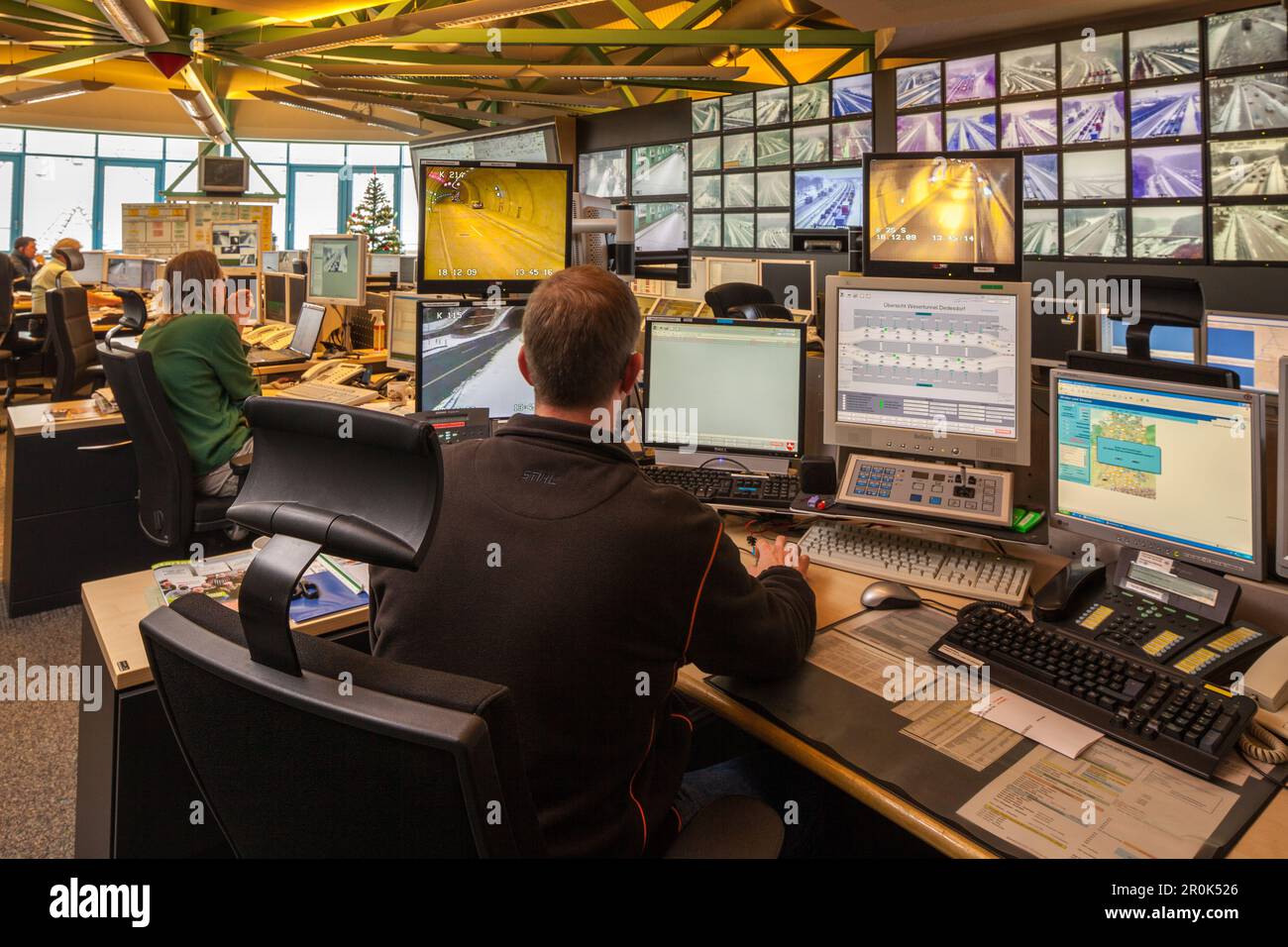 Traffic Management Centre Hanover, traffic control, monitoring ...