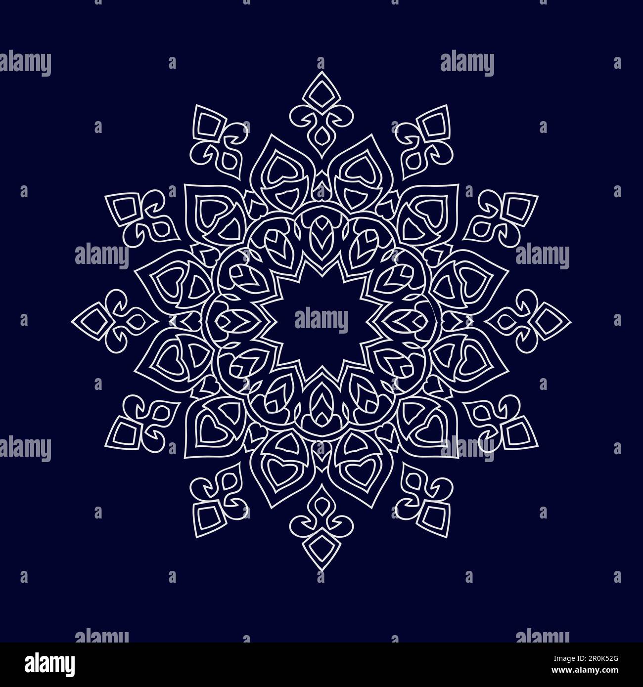 Mandala pattern design background vector illustration Stock Vector ...