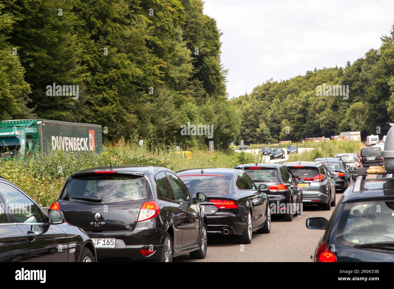 German autobahn traffic jam hi-res stock photography and images - Alamy