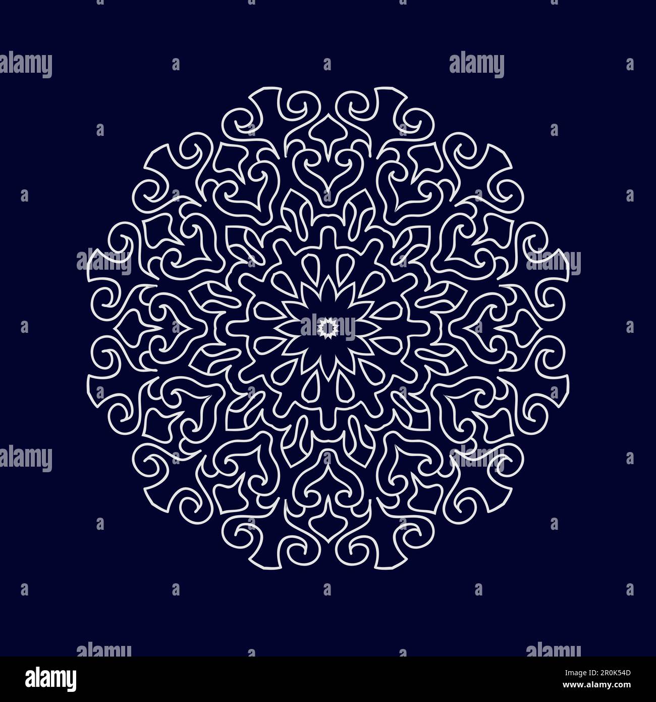 Mandala pattern design background vector illustration Stock Vector ...