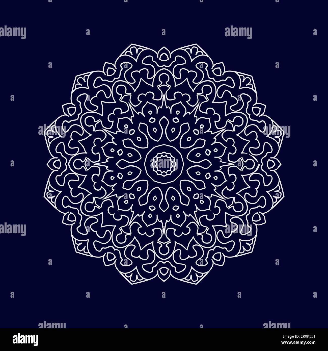 Flower Mandala background design vector illustration Stock Vector Image ...