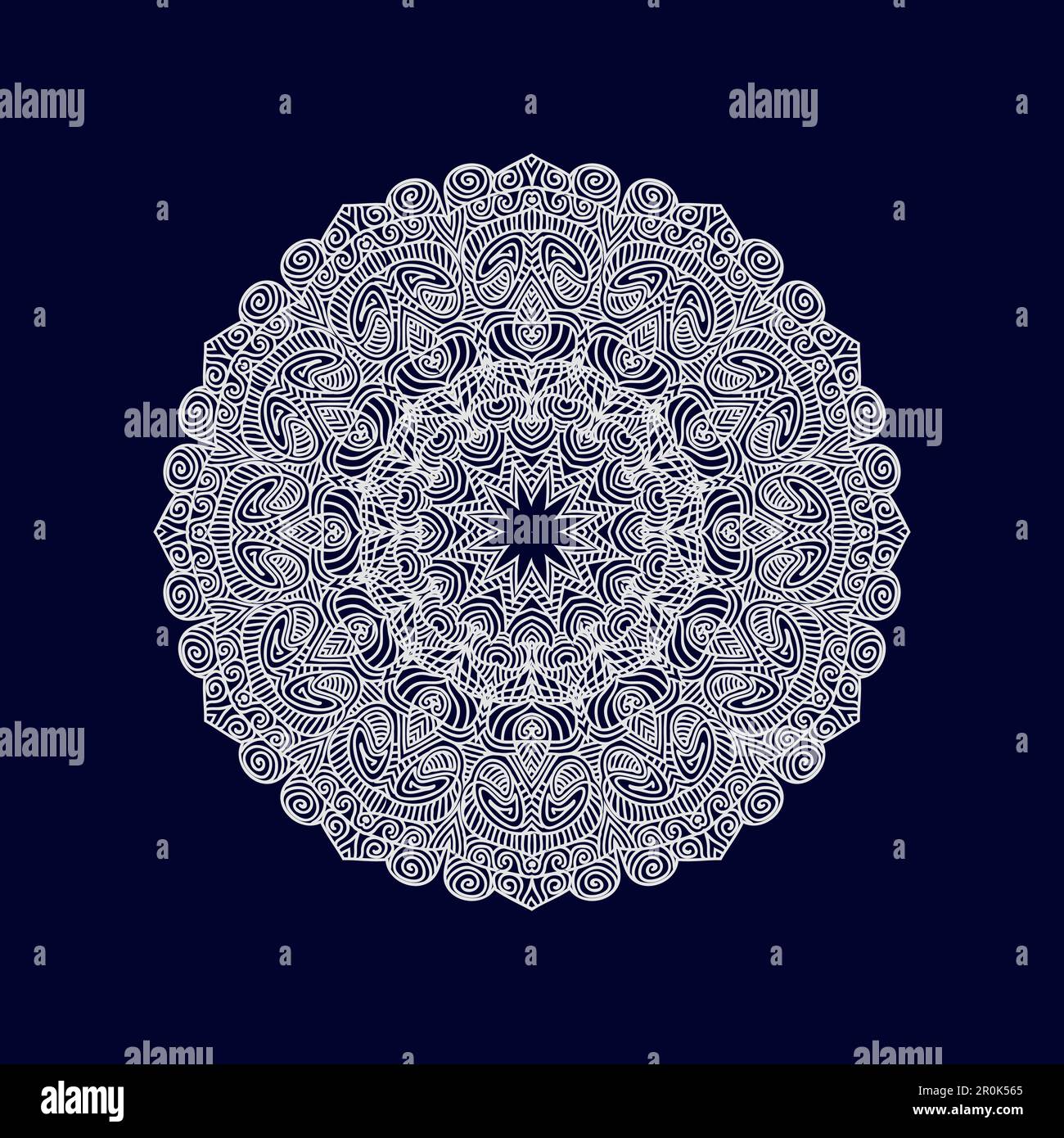 Flower Mandala background design vector illustration Stock Vector Image ...