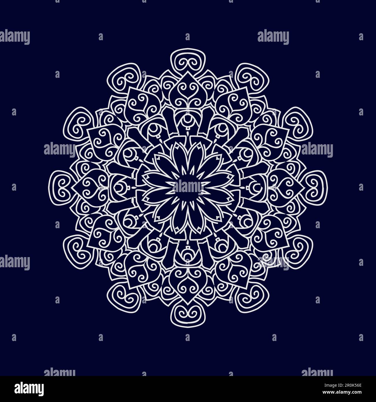 Mandala pattern design background vector illustration Stock Vector ...