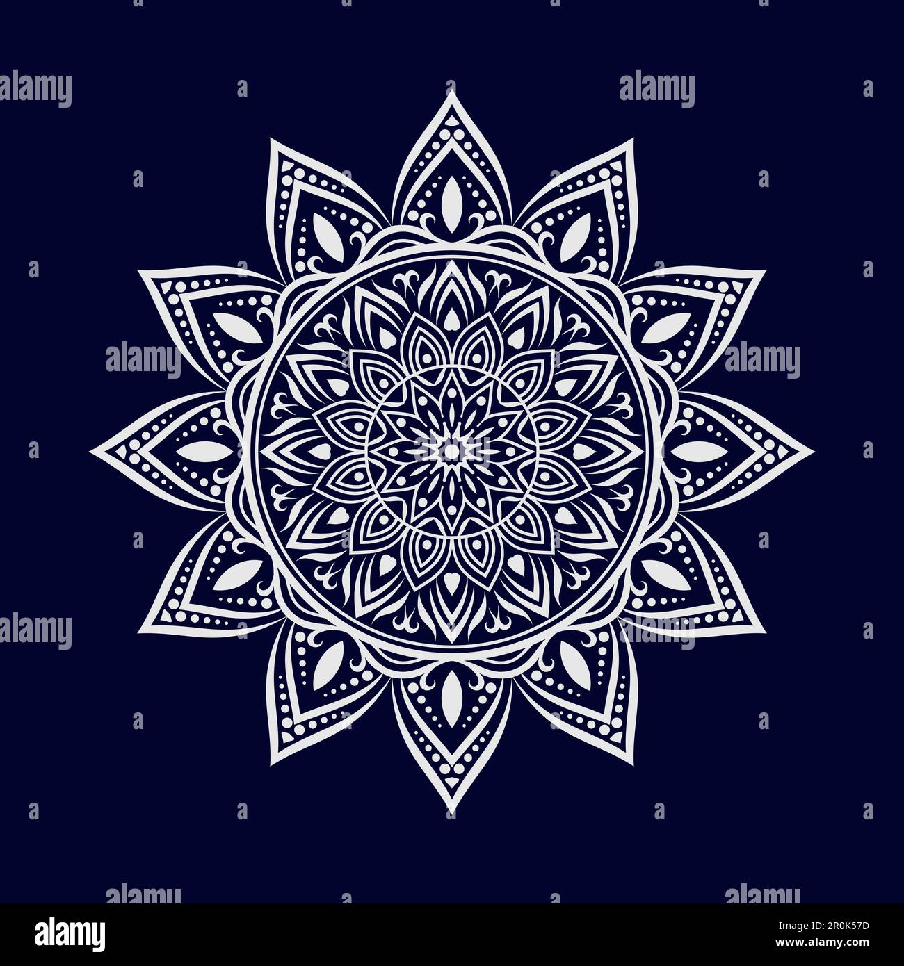 Flower Mandala background design vector illustration Stock Vector Image ...
