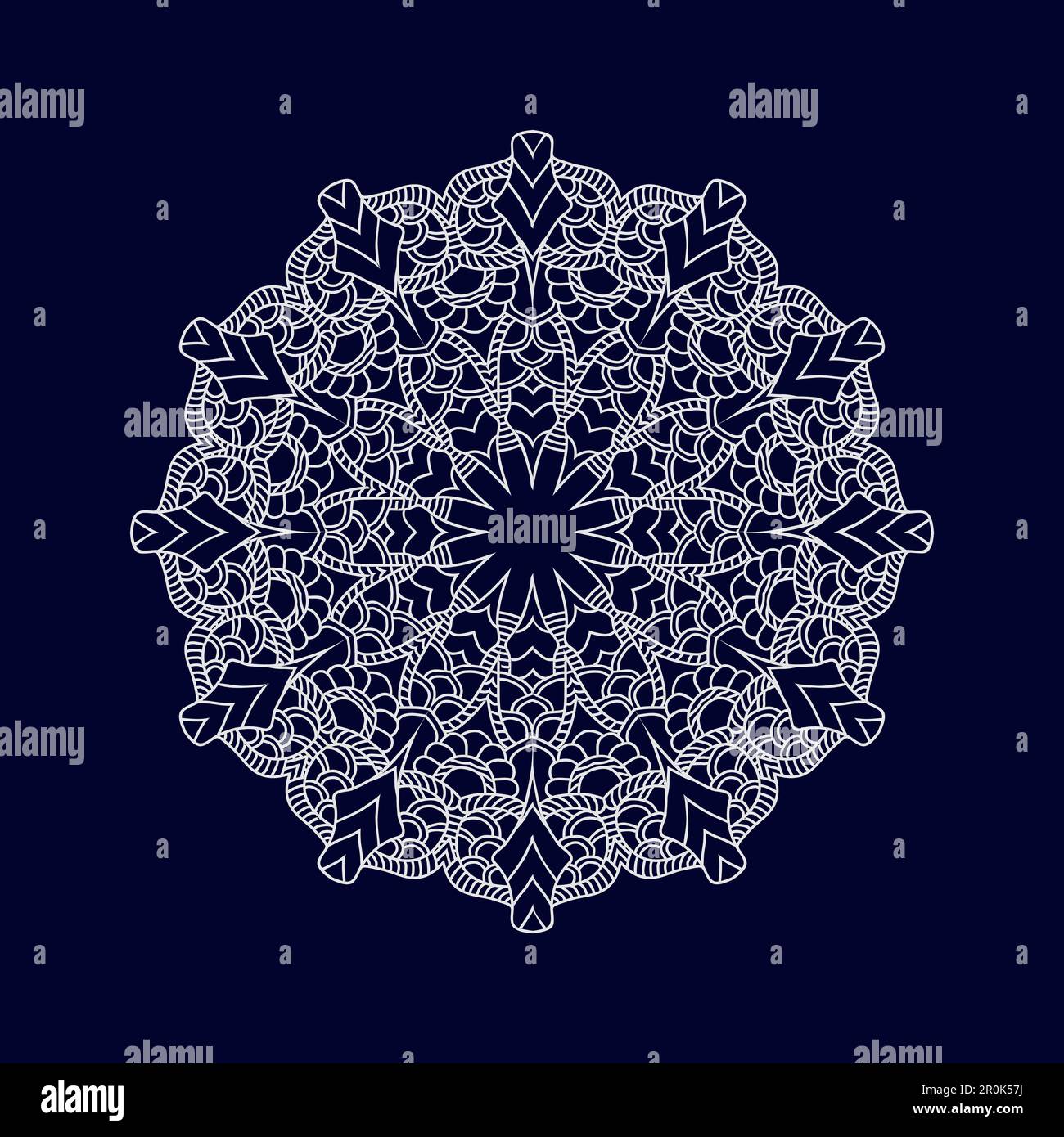 New flower mandala designs vector illustration Stock Vector Image & Art ...
