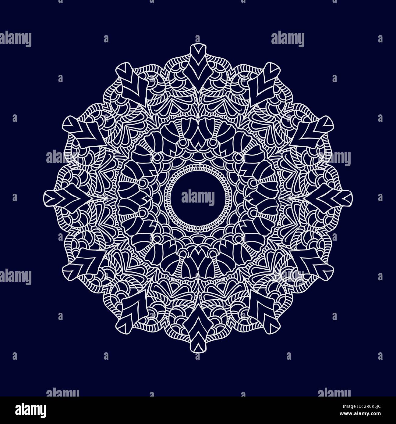 New flower mandala designs vector illustration Stock Vector Image & Art ...