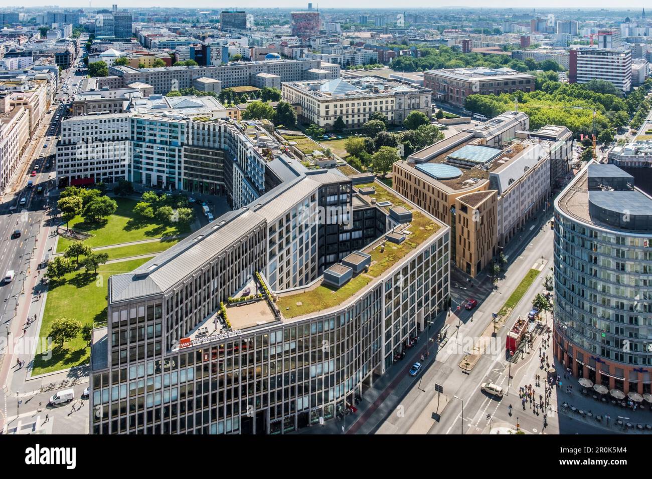 view from Potsdamer Platz to Martin-Gropius Bau and the ...