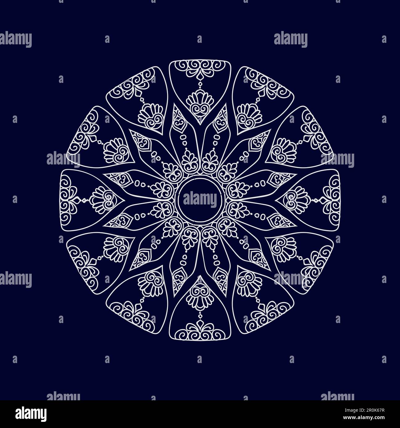 Mandala pattern design background vector illustration Stock Vector ...