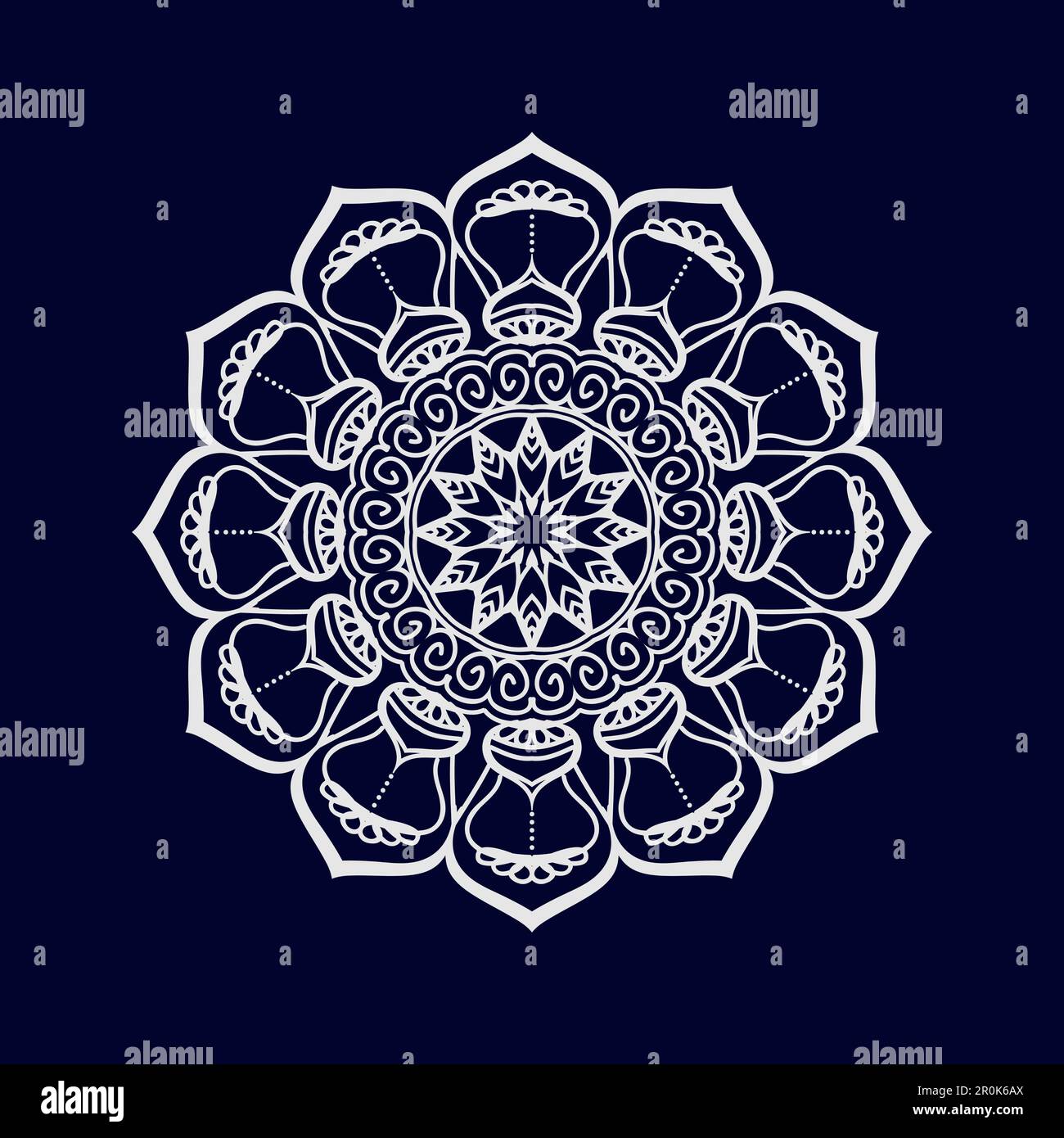 Mandala pattern design background vector illustration Stock Vector ...
