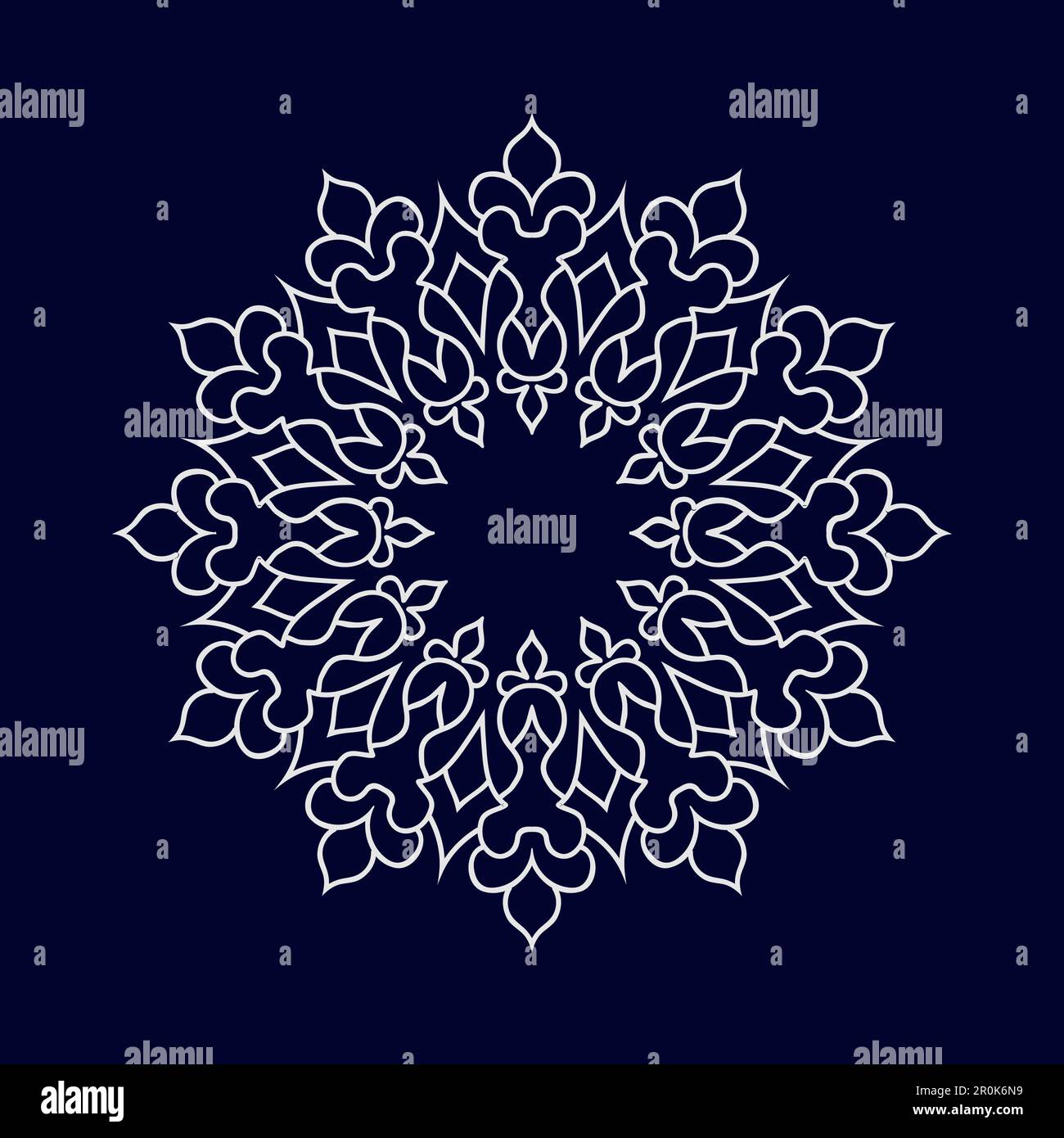 Mandala pattern design background vector illustration Stock Vector ...