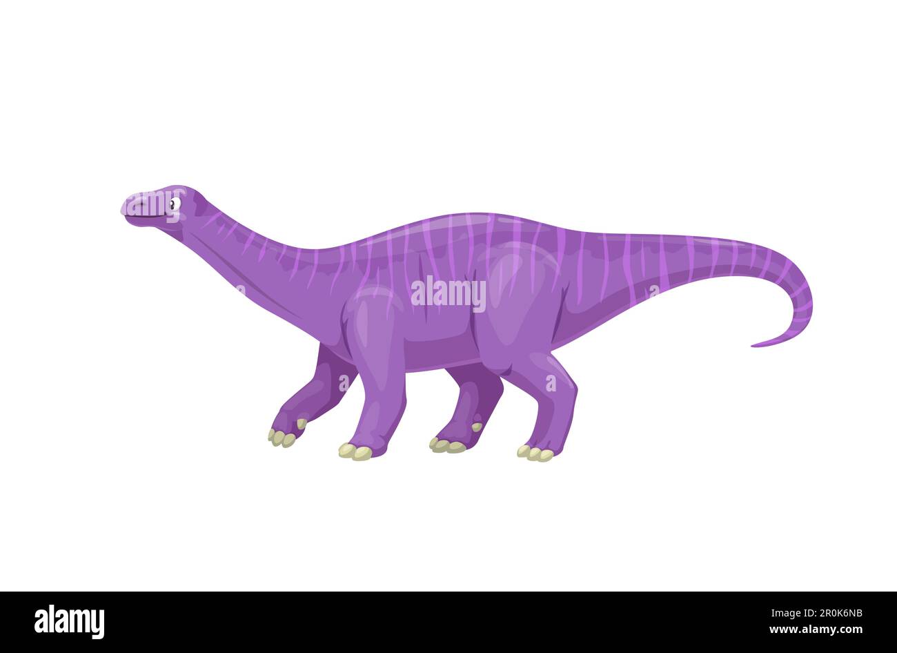 Cartoon melanorosaurus dinosaur character. Isolated vector genus of ...