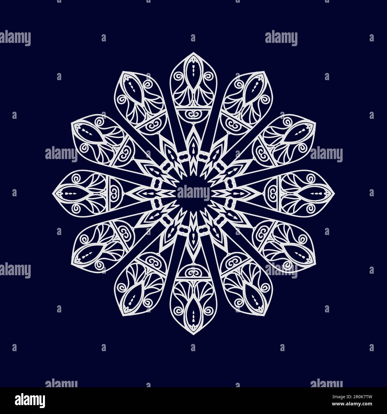 Mandala pattern design background vector illustration Stock Vector ...