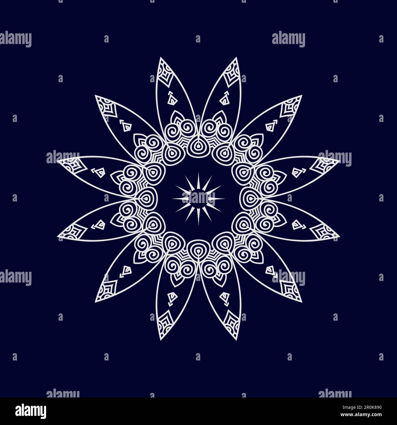 New mandala art vector illustration Stock Vector Image & Art - Alamy