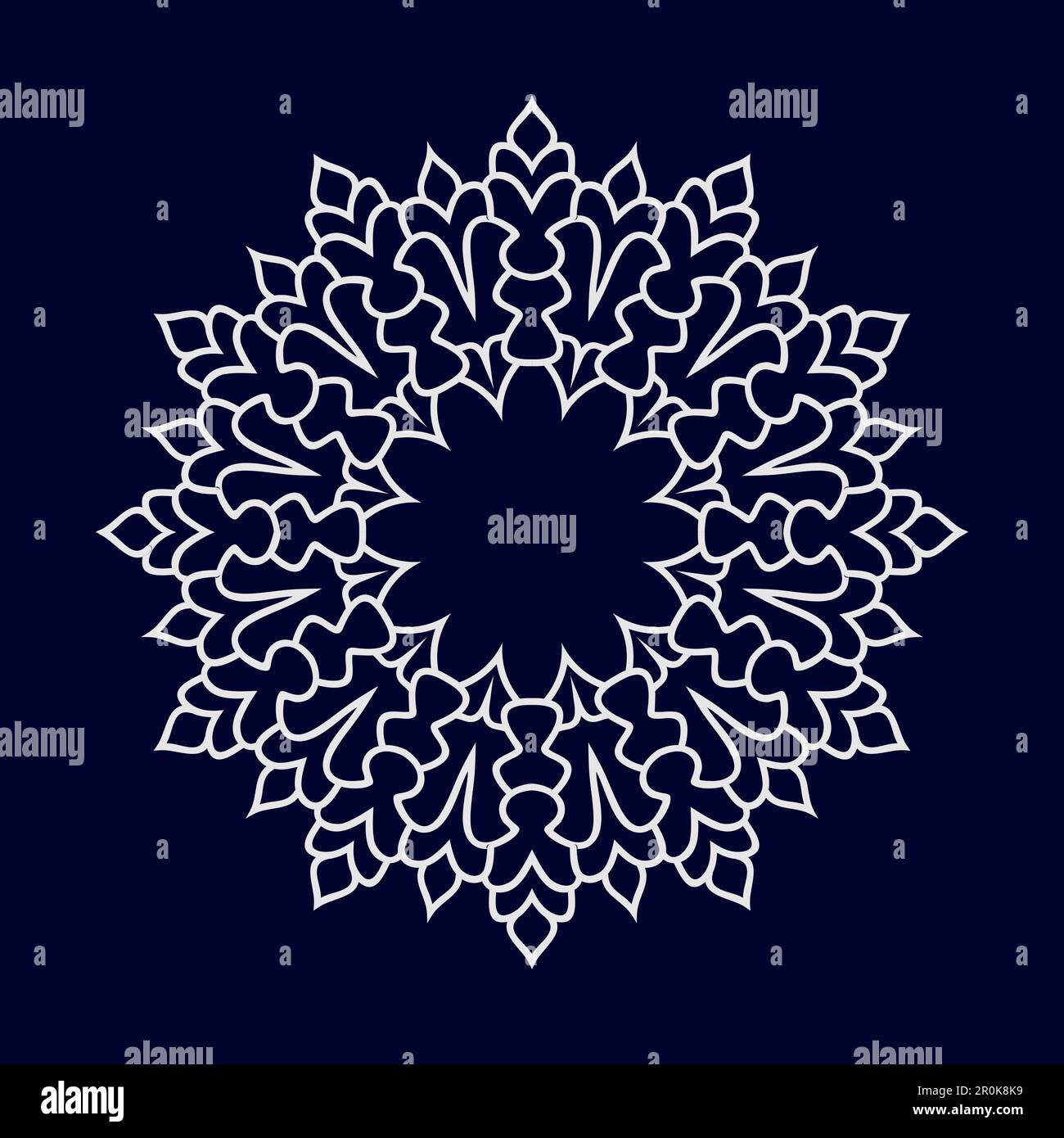 Mandala pattern design background vector illustration Stock Vector ...