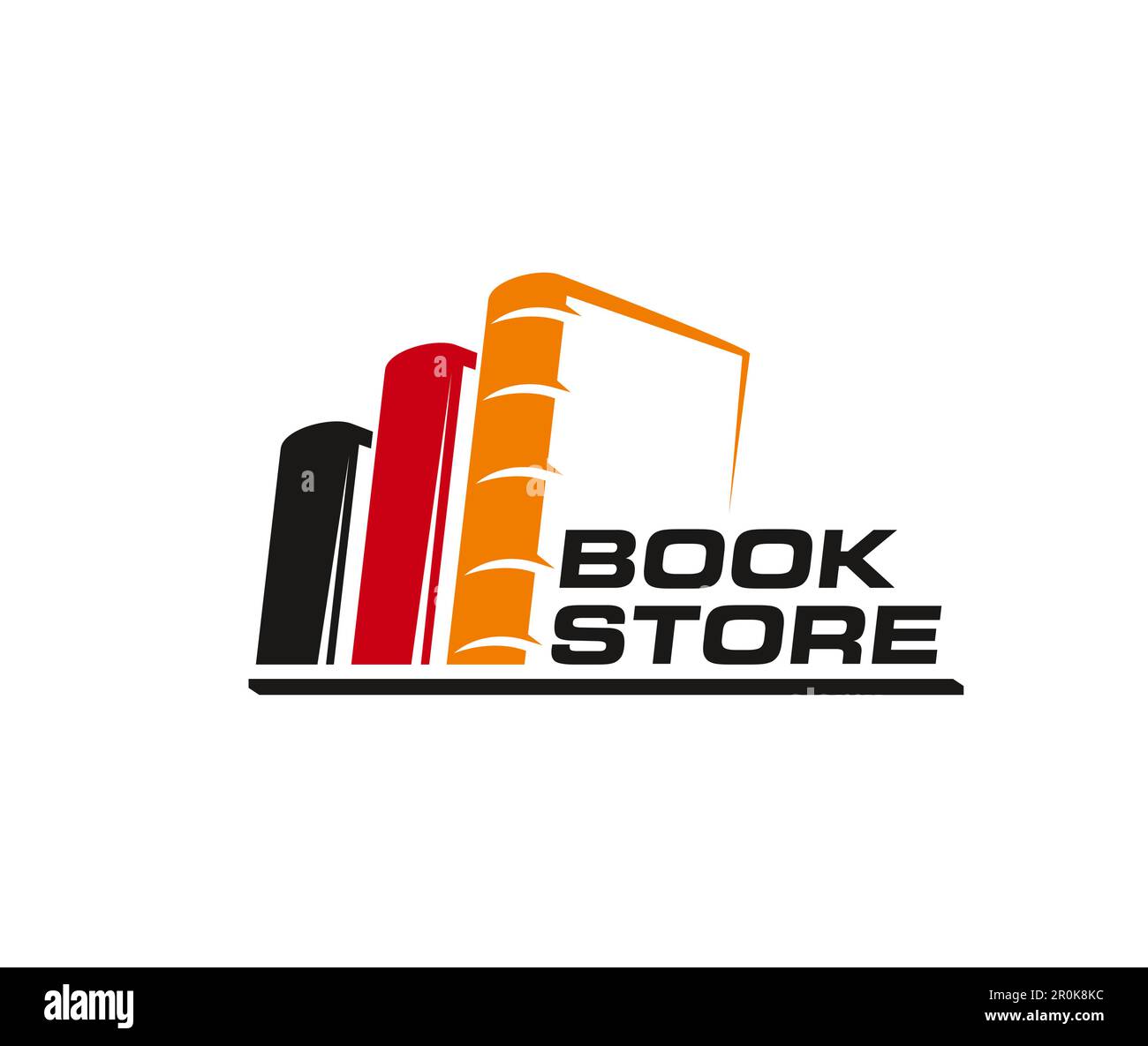 Book store icon. Reading hobby, e-book shop or literature market ...