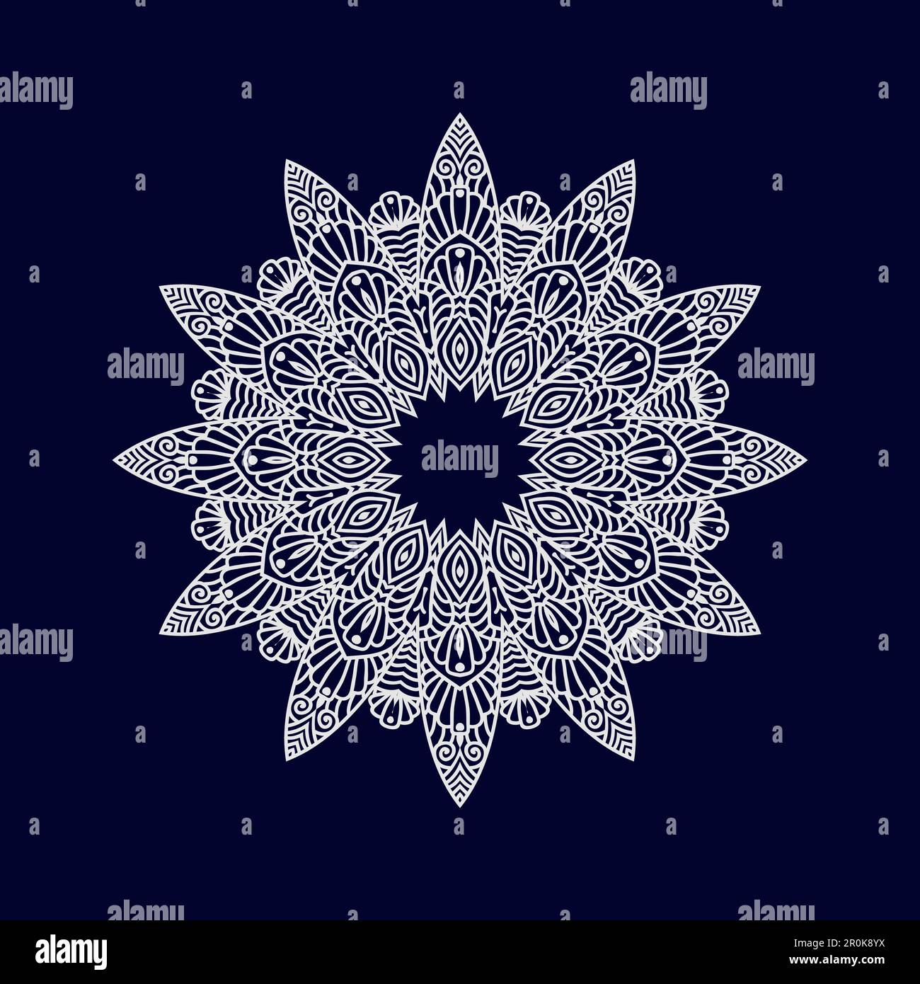 New mandala art vector illustration Stock Vector Image & Art - Alamy