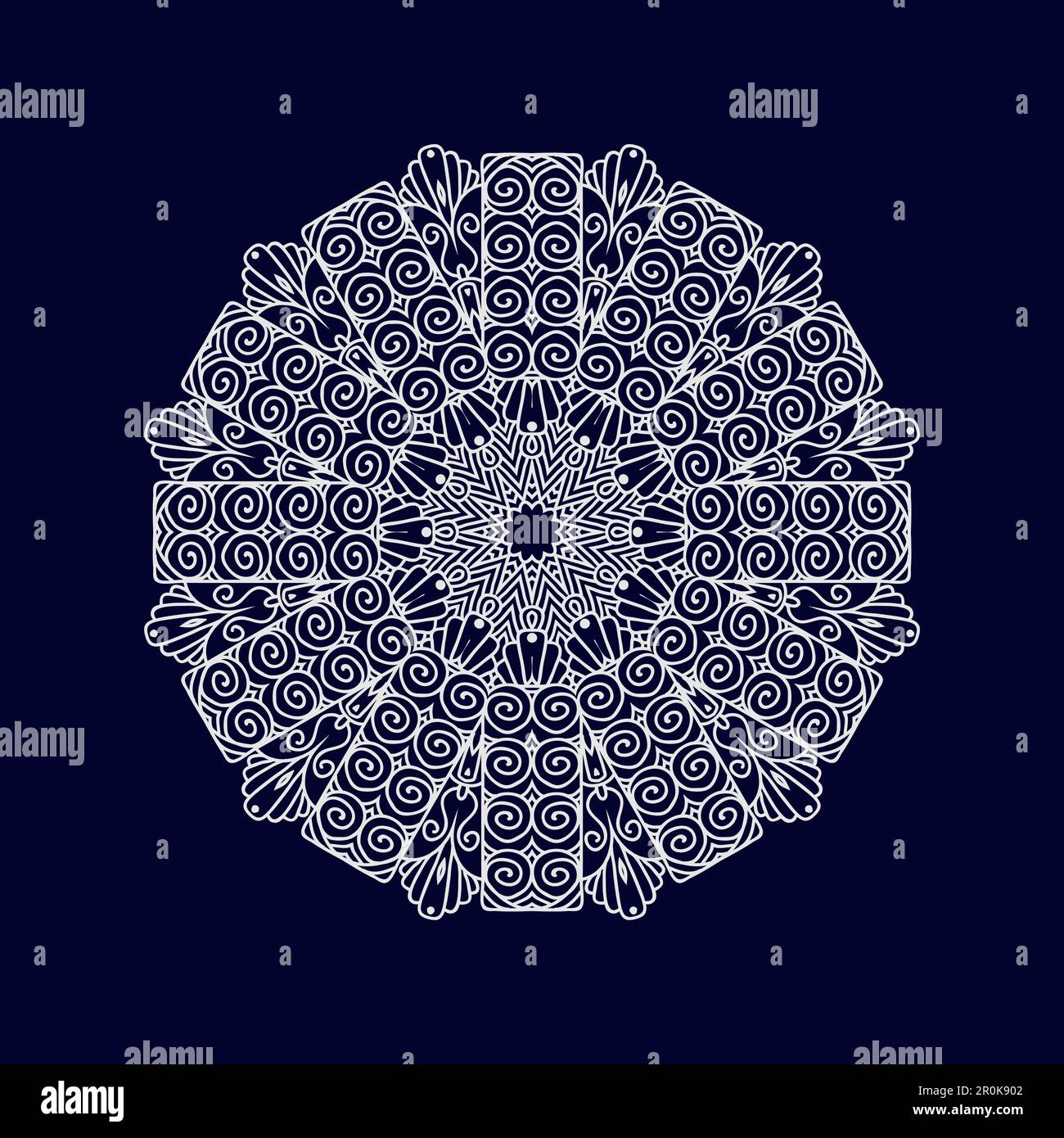 New mandala designs vector illustration Stock Vector Image & Art - Alamy