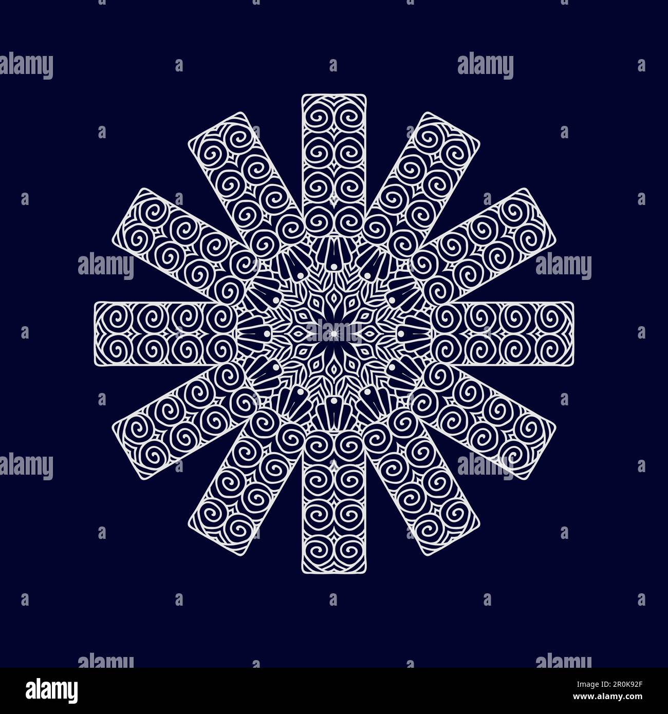 New mandala designs vector illustration Stock Vector Image & Art - Alamy