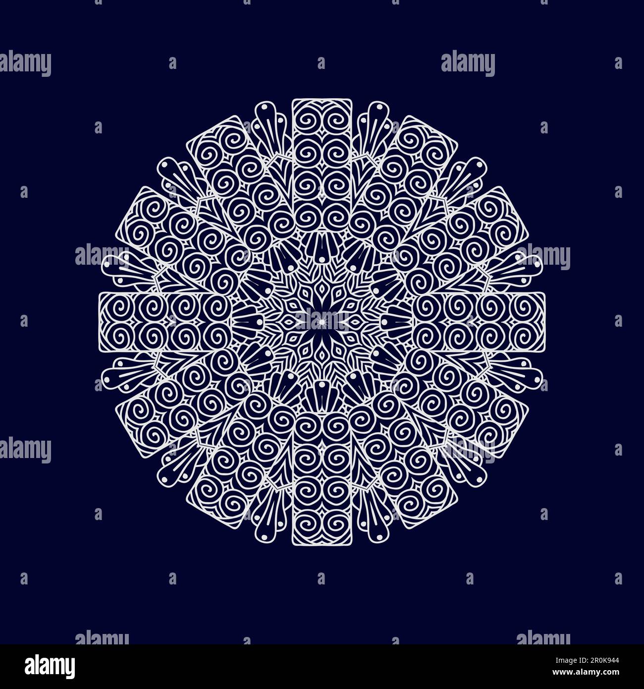 New mandala designs vector illustration Stock Vector Image & Art - Alamy
