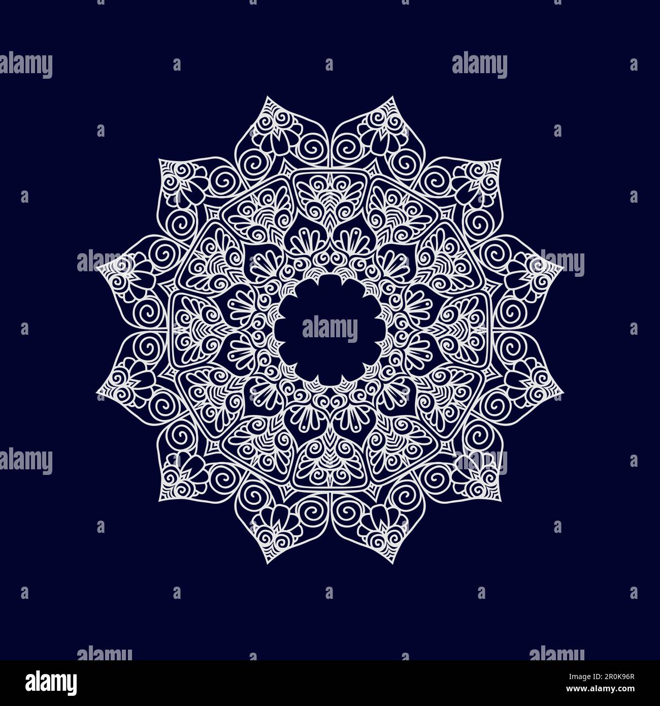 New mandala art vector illustration Stock Vector Image & Art - Alamy