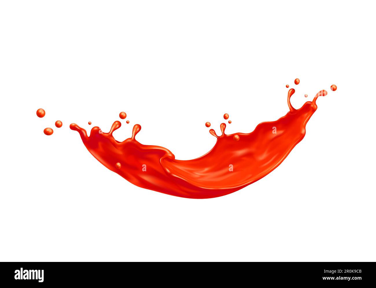 Ketchup Splatter Vector