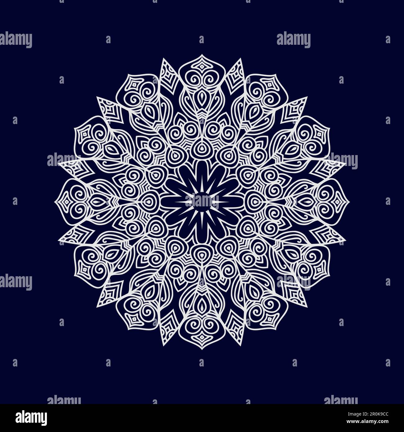 New mandala art vector illustration Stock Vector Image & Art - Alamy