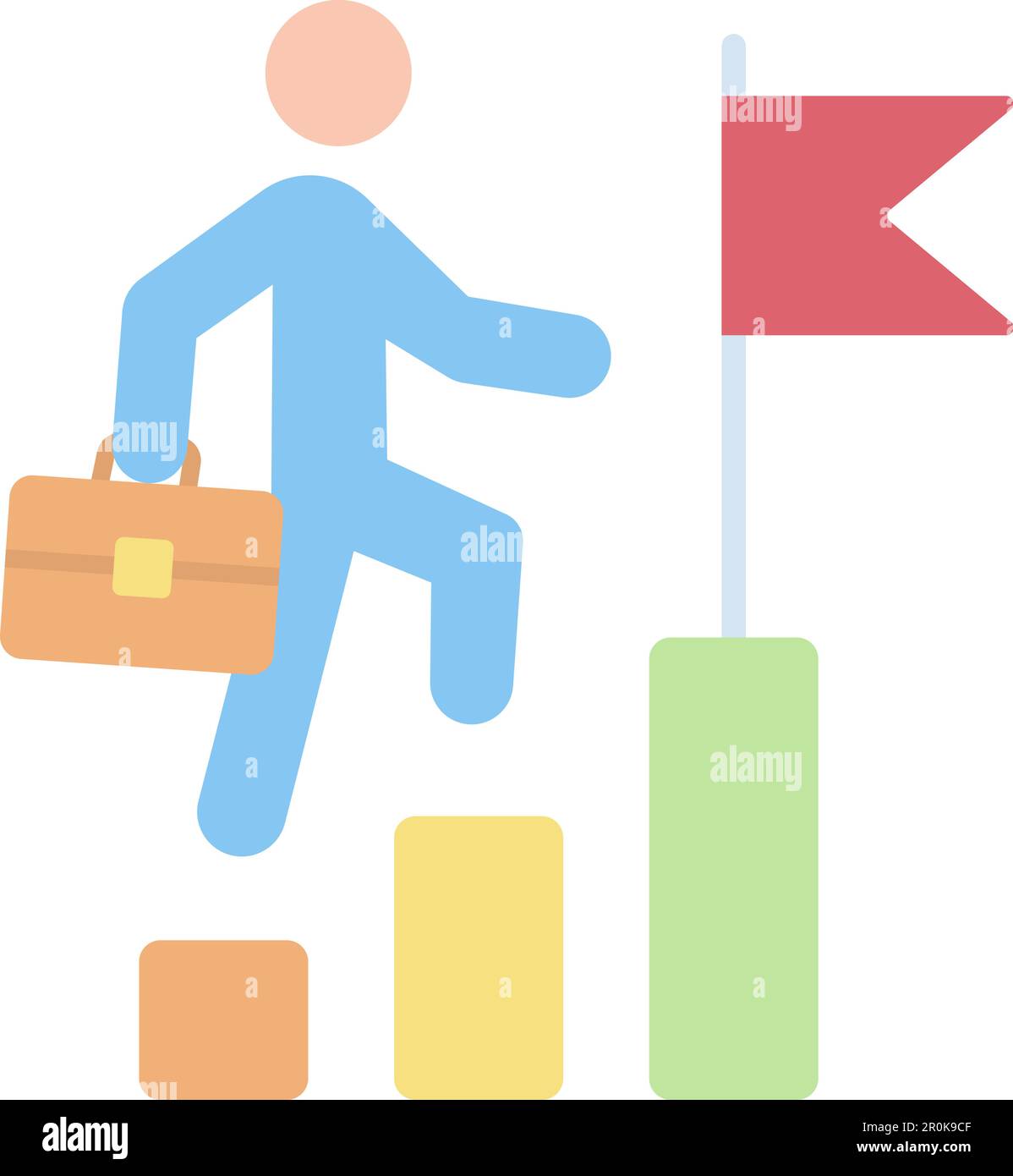 Career Growth icon vector image. Suitable for mobile application web ...