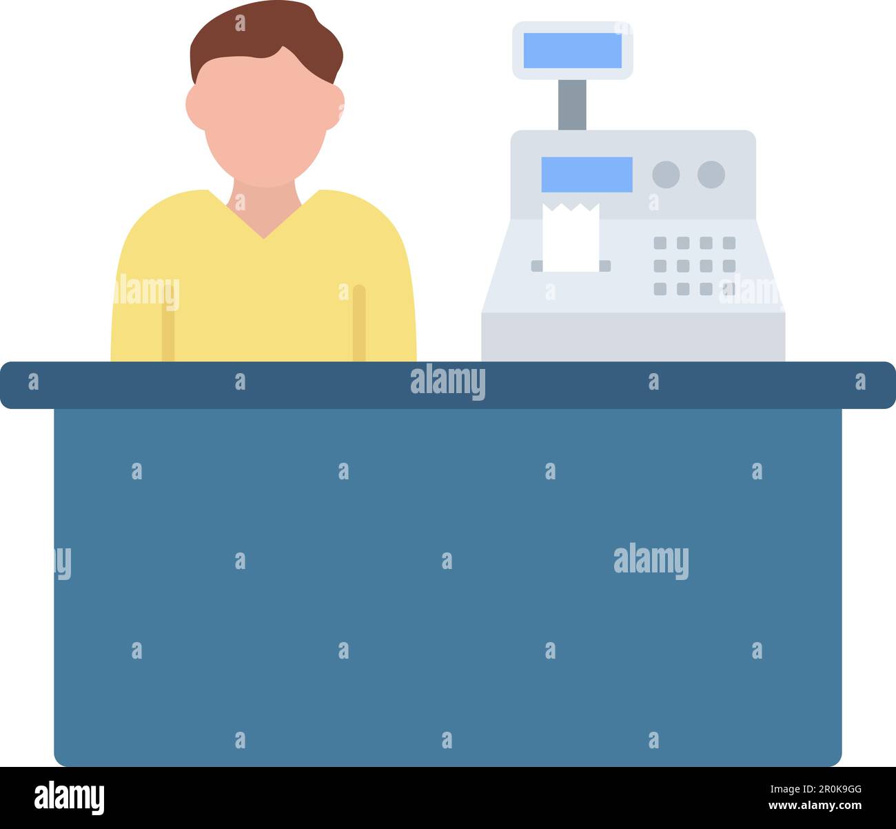 Cashier icon vector image. Suitable for mobile application web ...