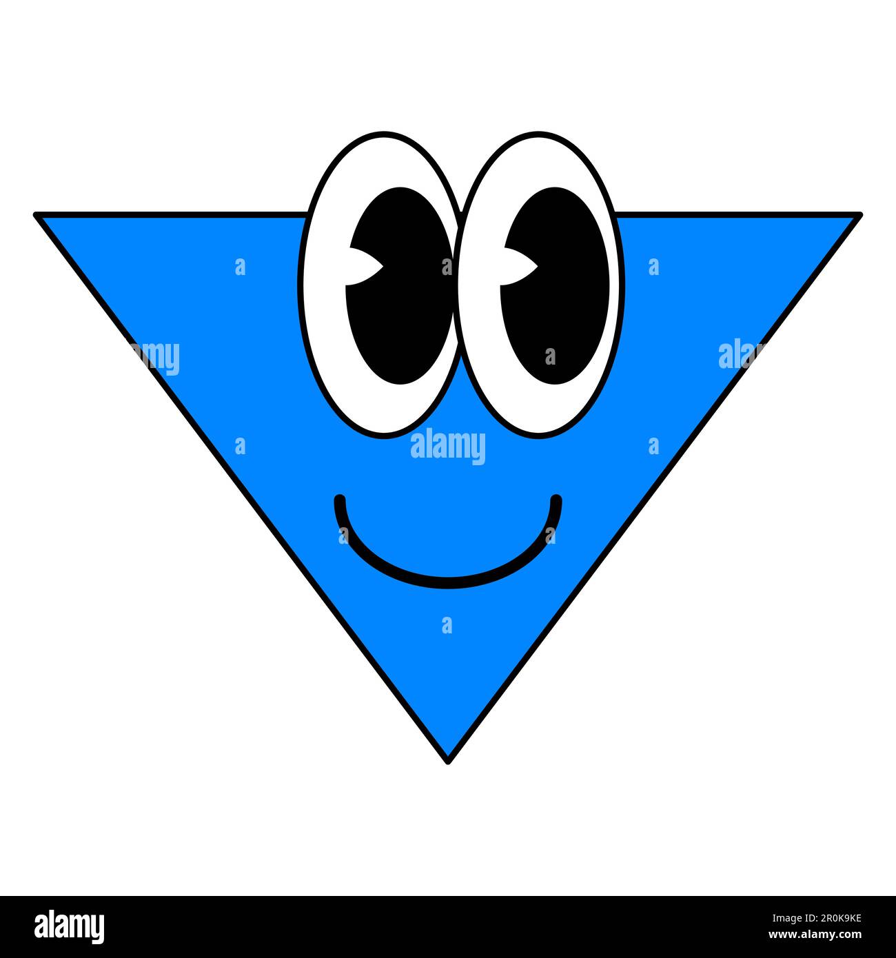 Groovy Cartoon funny cartoon smile geometric shape comic characters ...