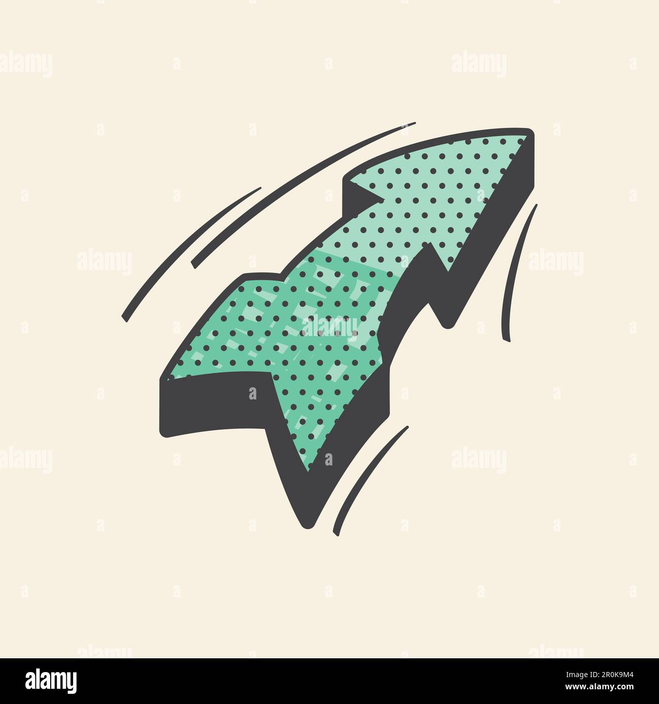 Cartoon Arrows Pointing Up