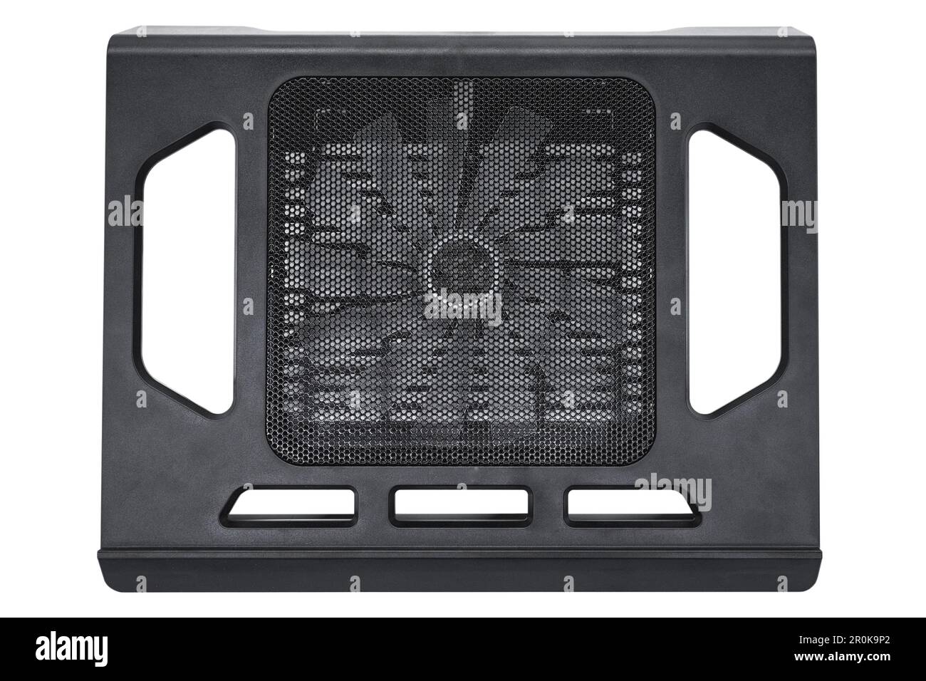 Top view of cooling pad or laptop stand isolated on white background ...