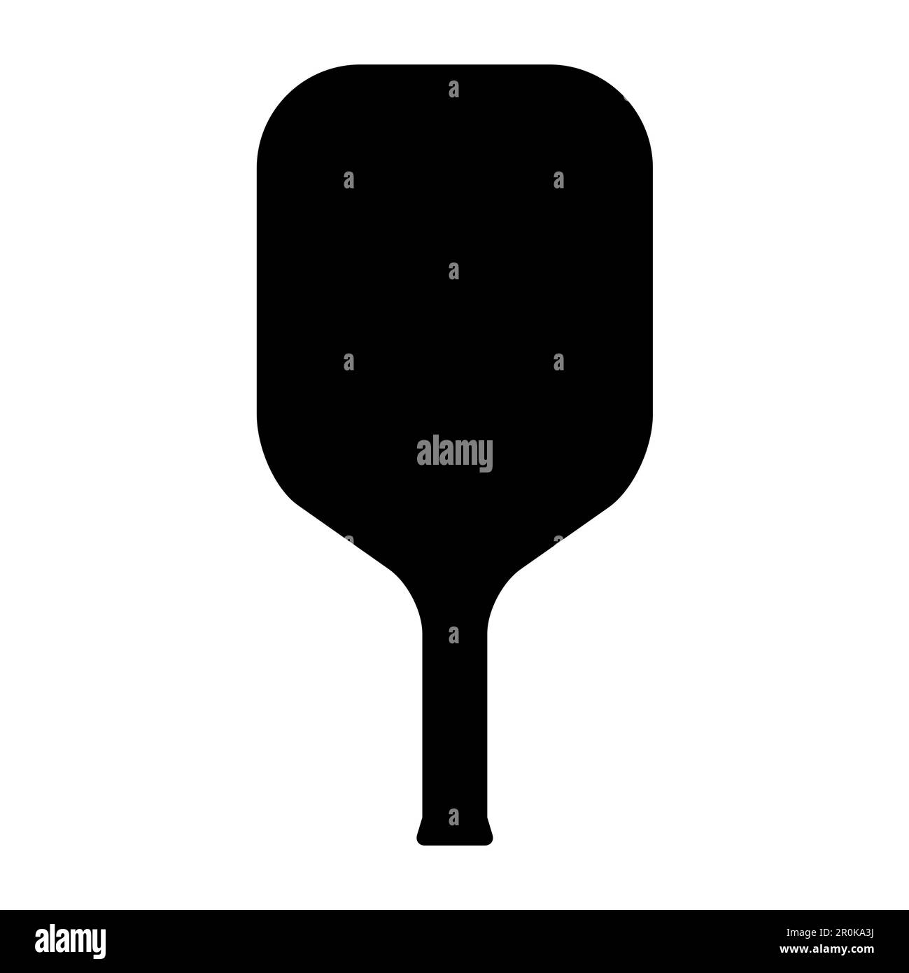Pickleball racket sport, indoor paddle icon, web flat symbol vector ...