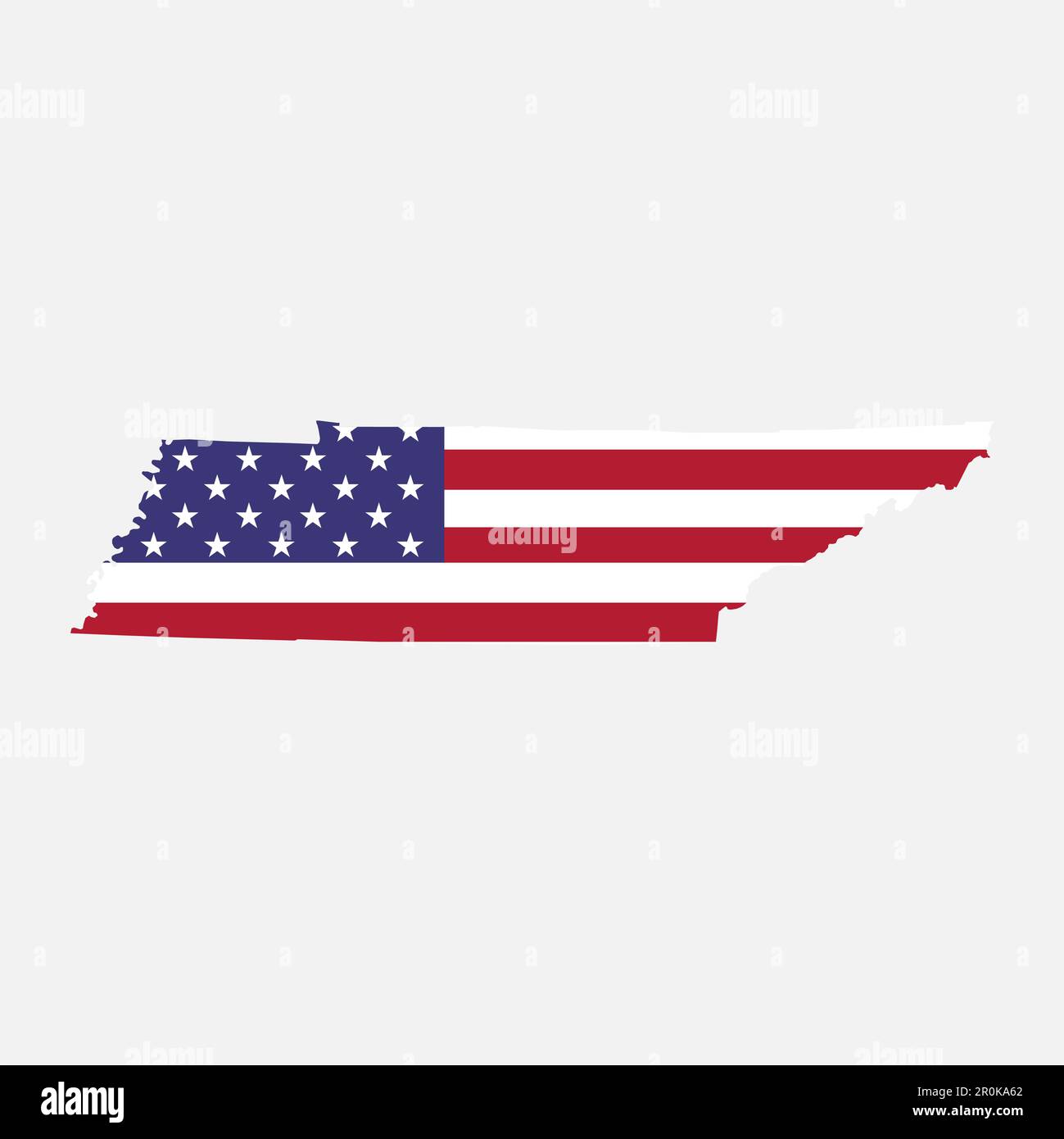 Tennessee map shape, united states of america. Flat concept icon symbol ...