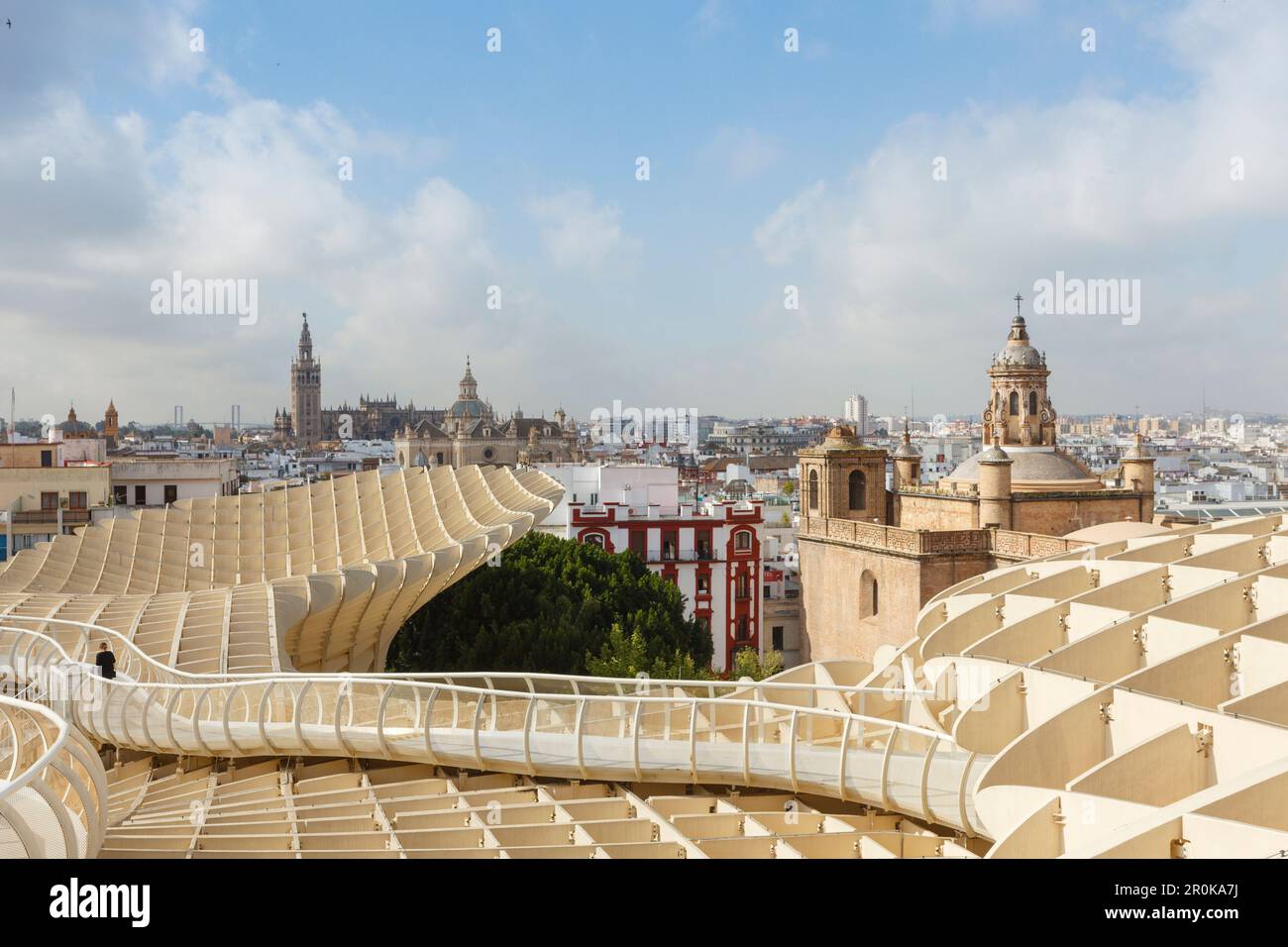 Metropol Parasol, viewing platform, Plaza de la Encarnacion, modern ...