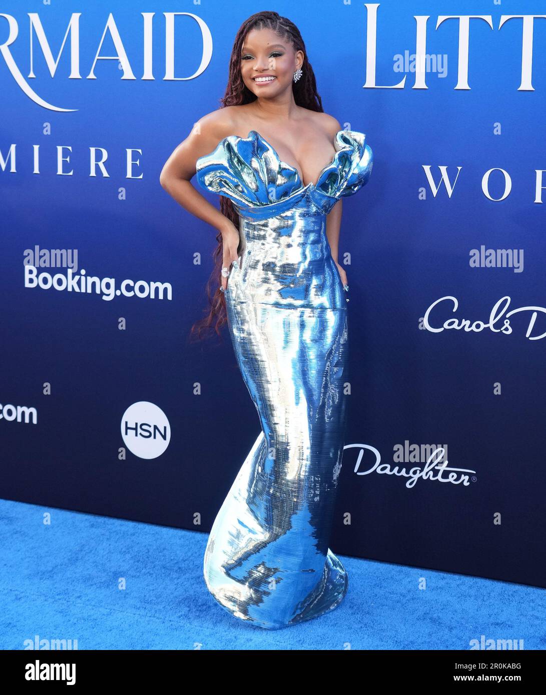 Los Angeles, USA. 08th May, 2023. Halle Bailey arrives at Disney's THE ...