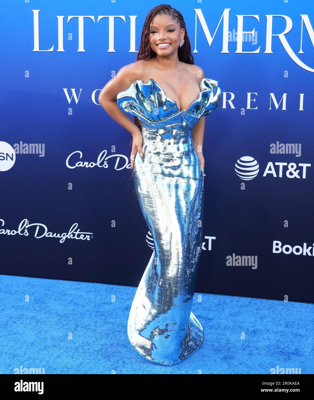Los Angeles, USA. 08th May, 2023. Halle Bailey arrives at Disney's THE ...