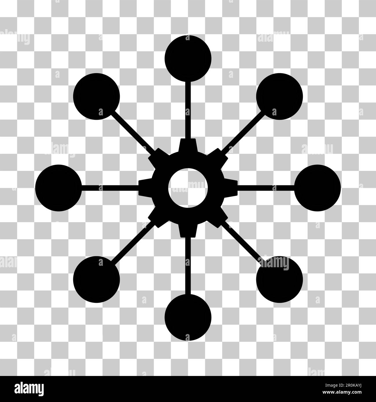 Multichannel digital design icon, omnichannel flat web symbol, internet ...