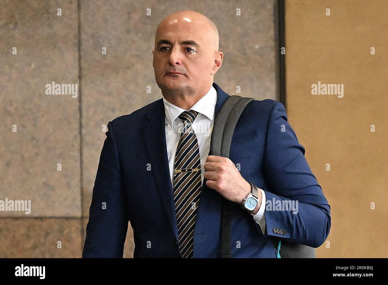 Witness Professor Ramon Z. Shaban departs from the Melbourne ...