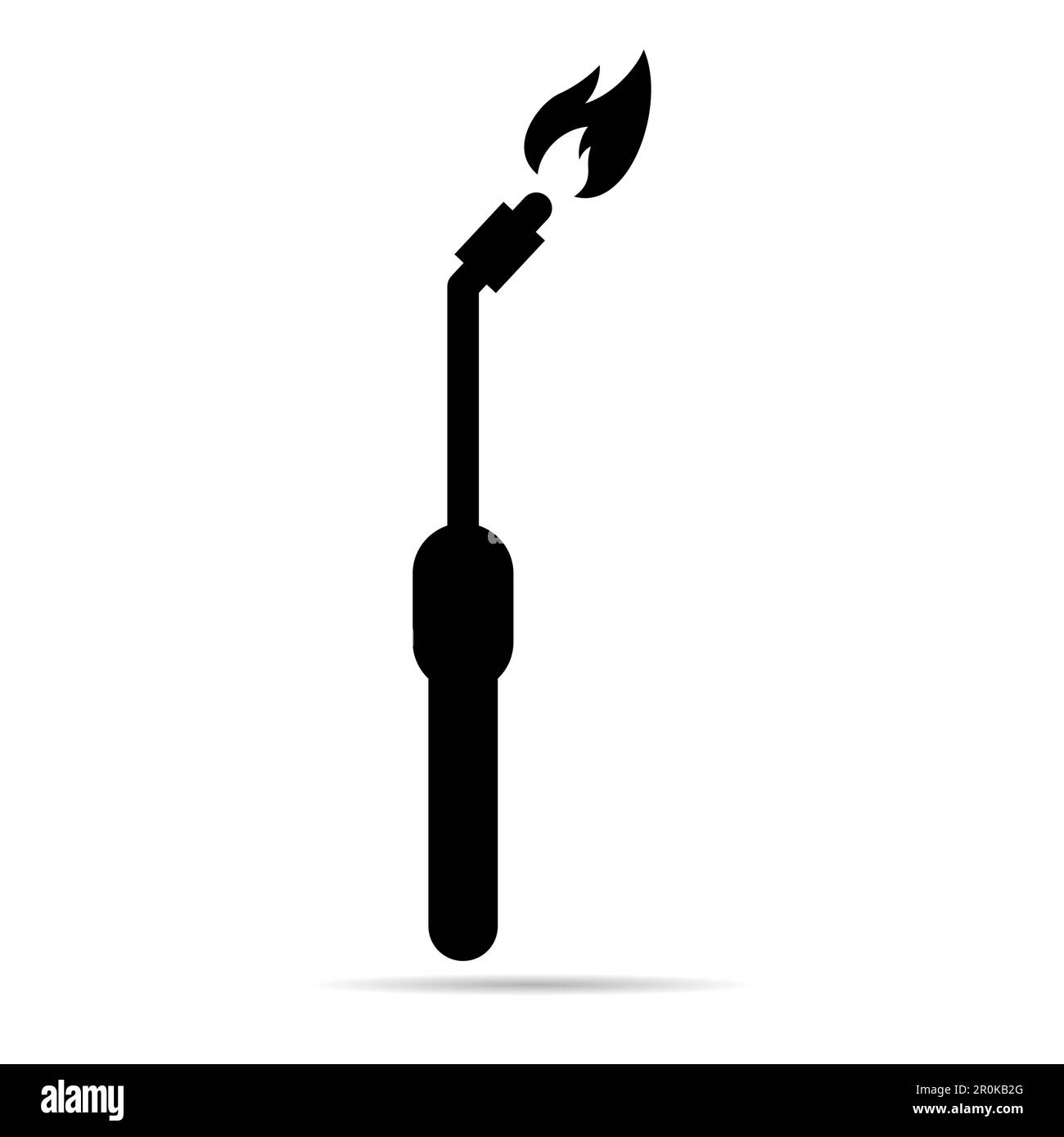 Welding technology icon shadow, metal tool equipment symbol, safe weld ...